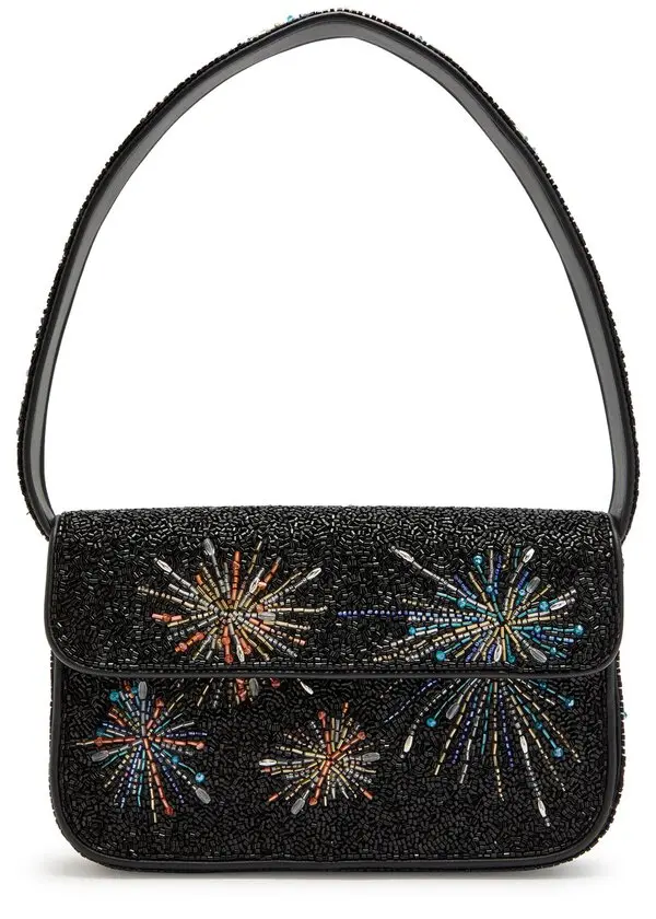 Staud Tommy Firework Beaded Shoulder Bag