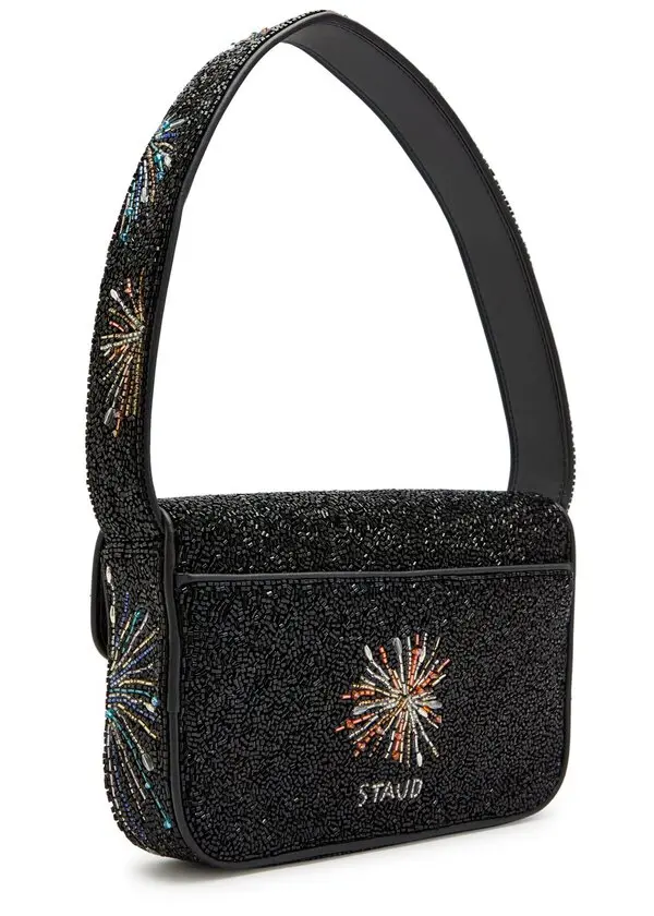 Staud Tommy Firework Beaded Shoulder Bag