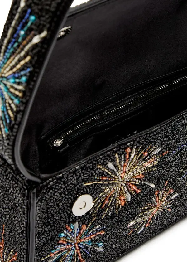 Staud Tommy Firework Beaded Shoulder Bag
