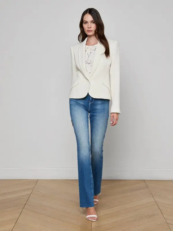 L'Agence Jennah Tweed Blazer