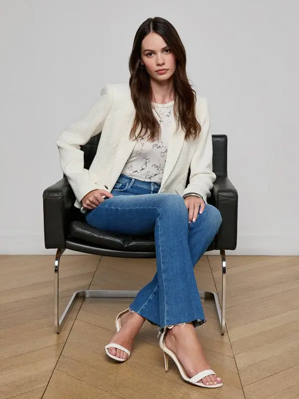 L'Agence Jennah Tweed Blazer