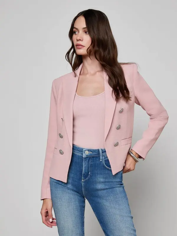 L'Agence Brooke Open-front Blazer