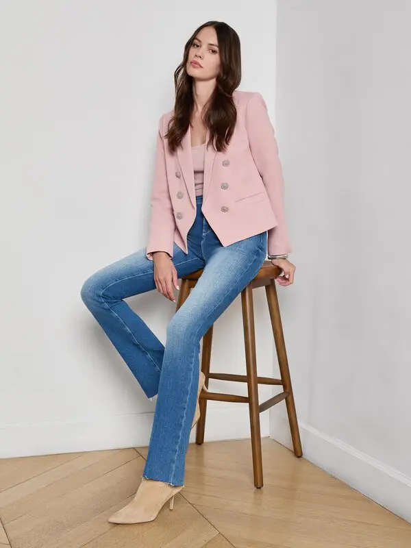 L'Agence Brooke Open-front Blazer