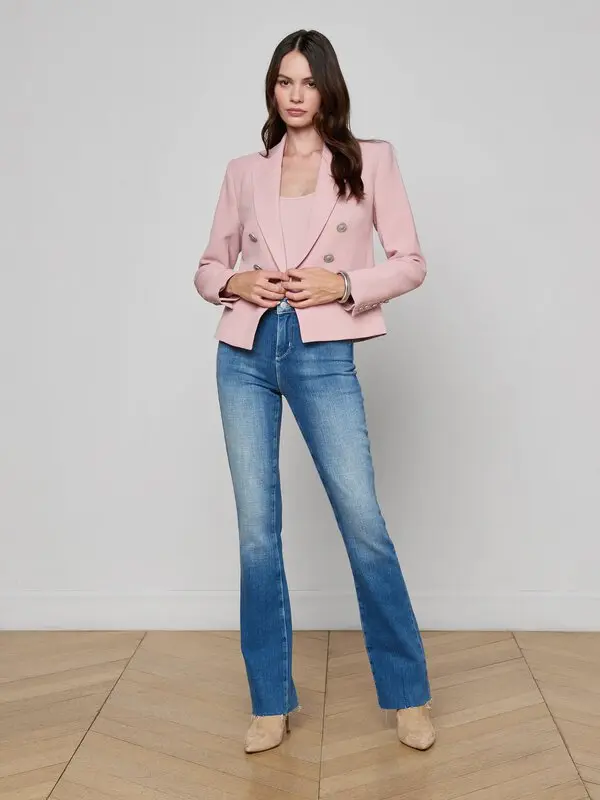 L'Agence Brooke Open-front Blazer