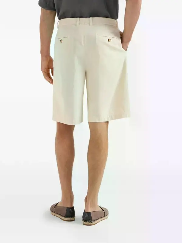 Brunello Cucinelli Pleated Tabbed-waistband Shorts