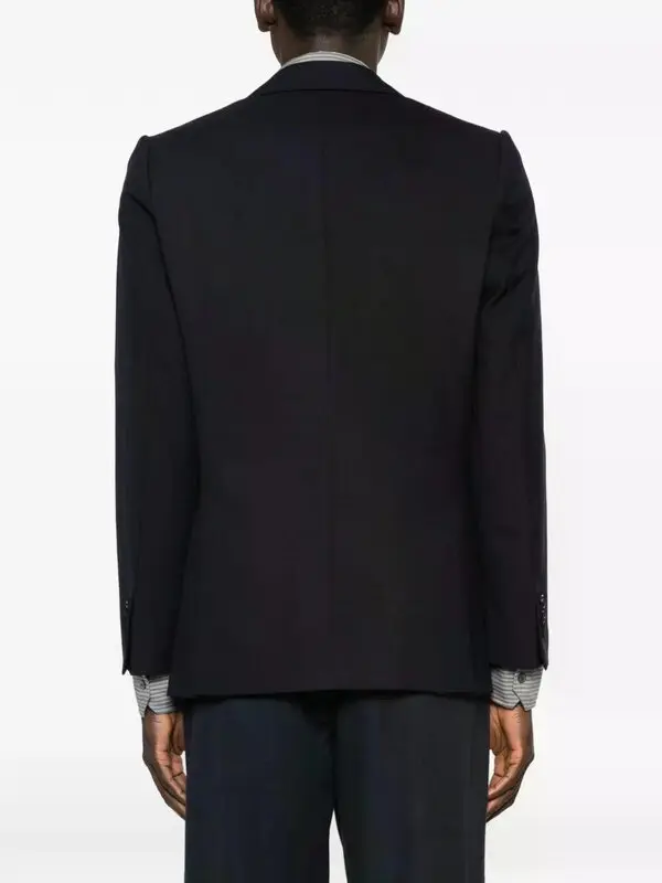 Officine Générale Giovanni Single-breasted Blazer - Blue