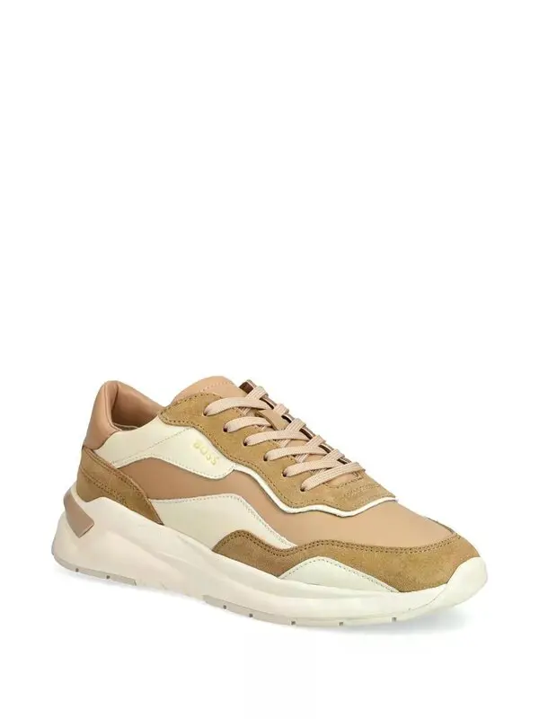 BOSS Panelled Design Trainers