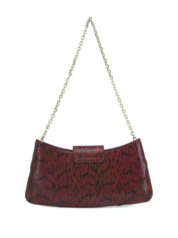 JIMMY CHOO Snake-print Shoulder Bag