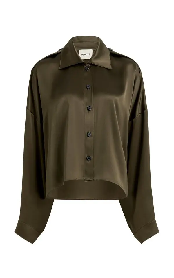 Khaite Bodine Silk Blouse