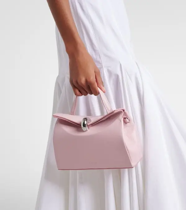 Jacquemus Valerie Small Leather Top-handle Bag - Pink
