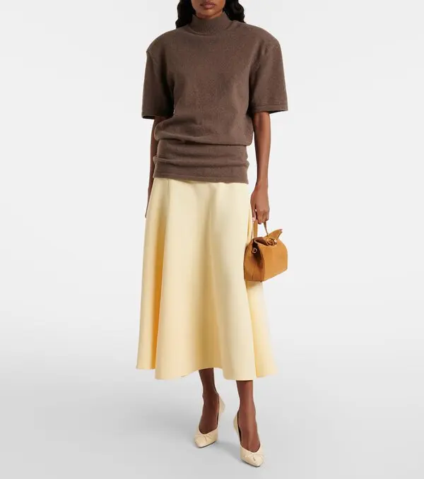 Jacquemus Valerie Small Suede Top-handle Bag - Brown