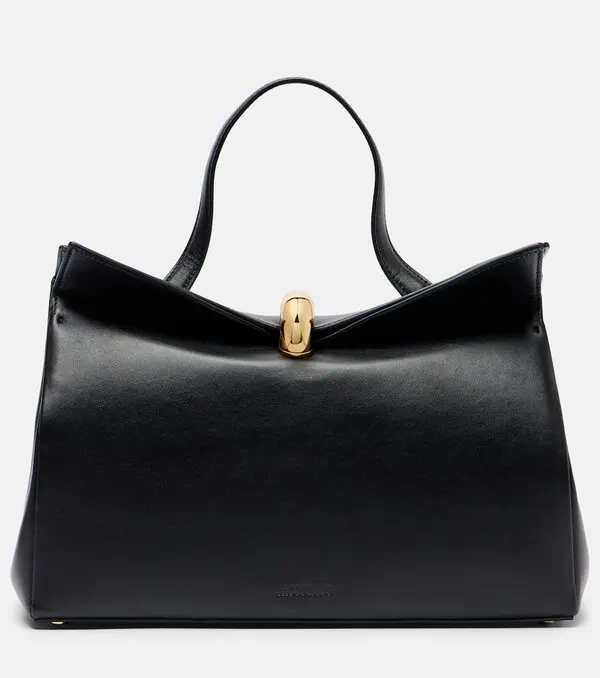 Jacquemus Valerie Small Leather Top-handle Bag - Black