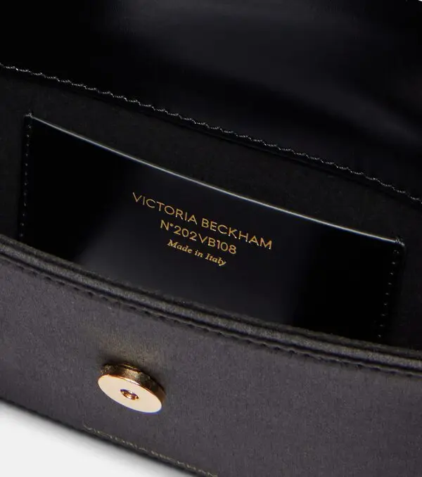 Victoria Beckham Dorian Mini Leather-trimmed Shoulder Bag