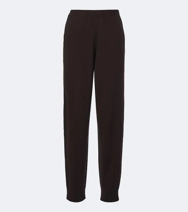 Jardin Des Orangers Wool And Cashmere Sweatpants - Brown
