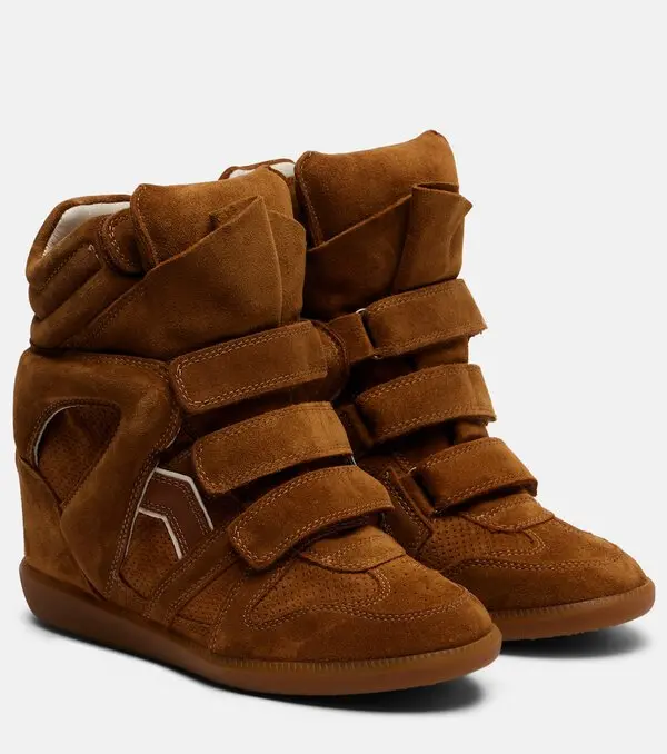 Isabel Marant Étoile Bekett Suede High-top Sneakers