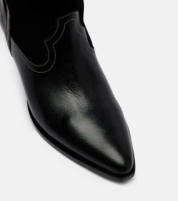 Isabel Marant Étoile Duerte 40 Cowboy Boots - Black