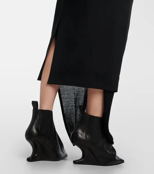 Rick Owens Cyclops Wool Wrap Coat