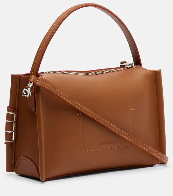 JW Anderson Loafer Leather Top-handle Bag - Brown