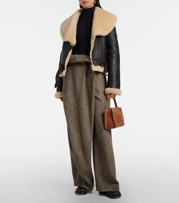 JW Anderson Loafer Leather Top-handle Bag - Brown