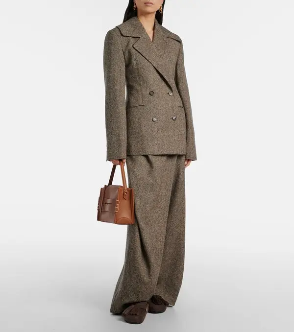 JW Anderson Loafer Leather Top-handle Bag - Brown