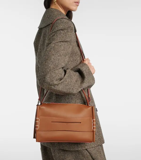 JW Anderson Loafer Leather Top-handle Bag - Brown
