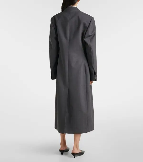 RÓHE Double-breasted Virgin Wool Coat