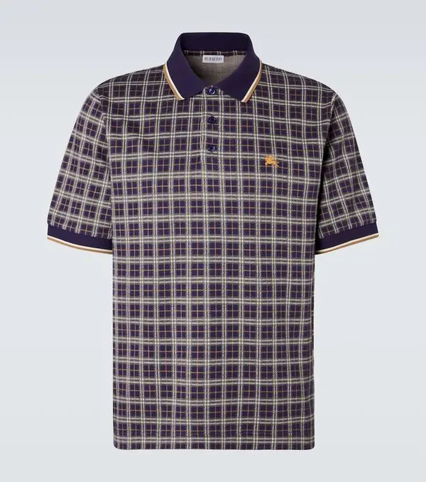 Burberry Checked Polo Shirt