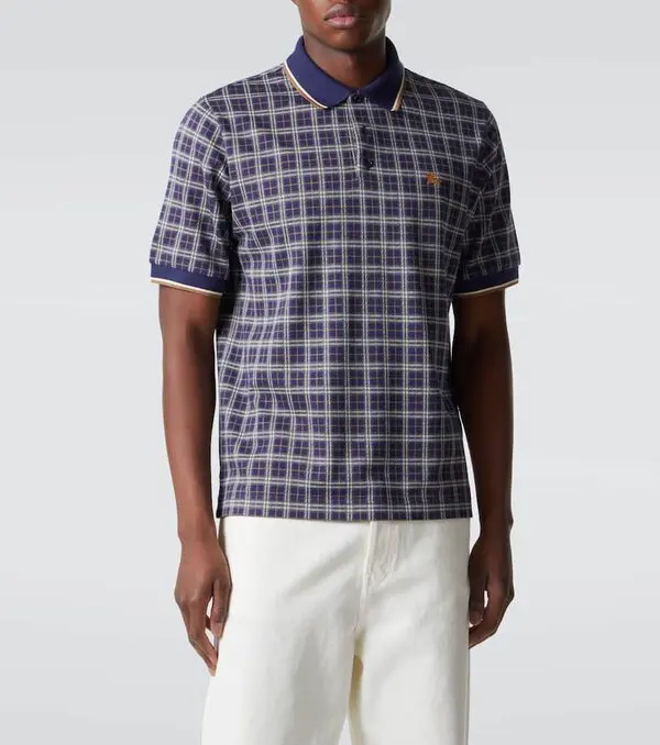 Burberry Checked Polo Shirt