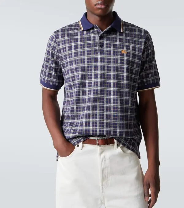 Burberry Checked Polo Shirt