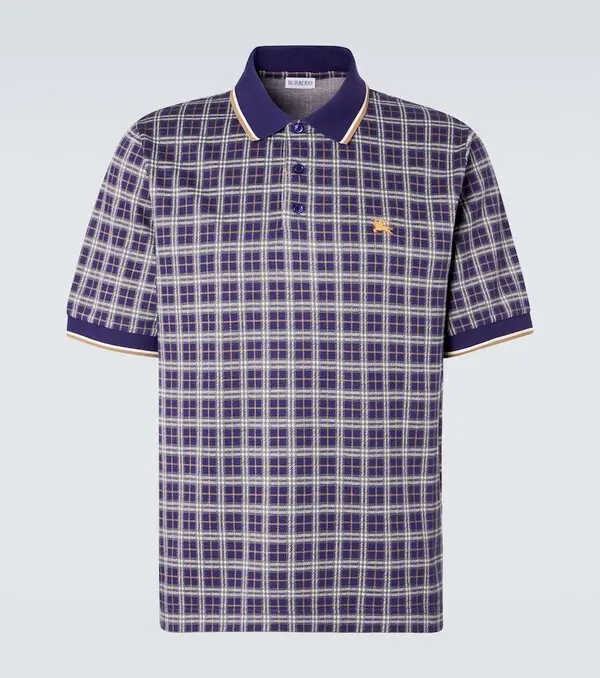 Burberry Checked Polo Shirt