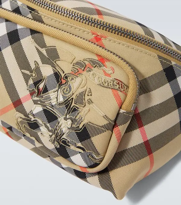 Burberry Embroidered Belt Bag - Beige