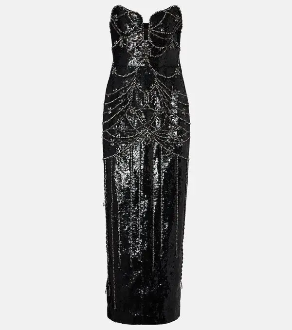 CLIO PEPPIATT Chandelier Embellished Gown