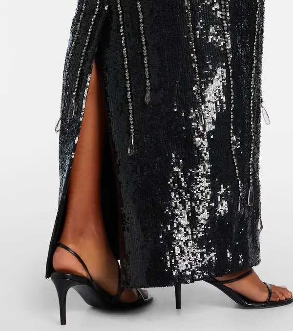 CLIO PEPPIATT Chandelier Embellished Gown