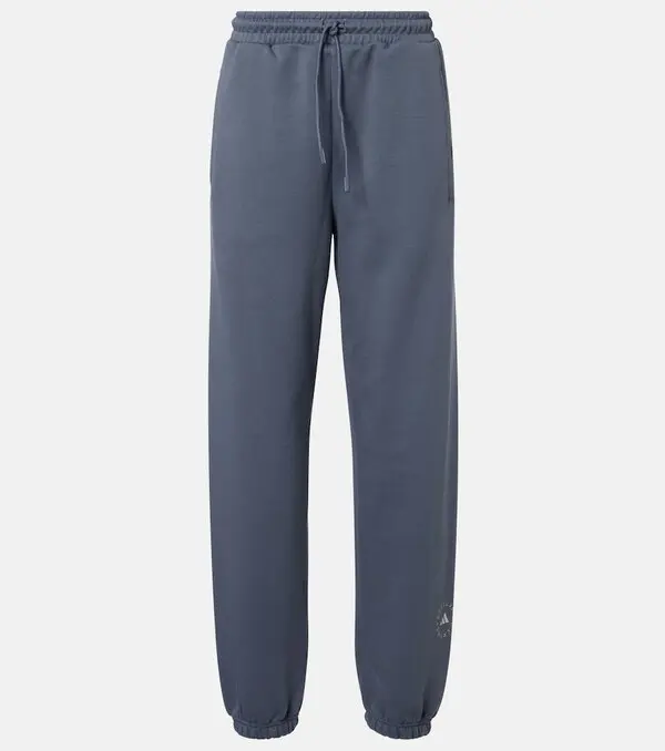 Adidas By Stella McCartney Cotton-blend Sweatpants - Blue