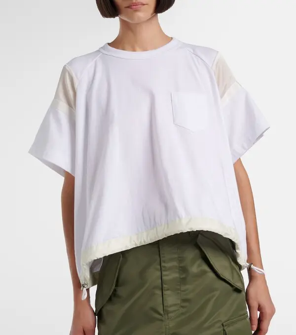 Sacai Cotton T-shirt - White