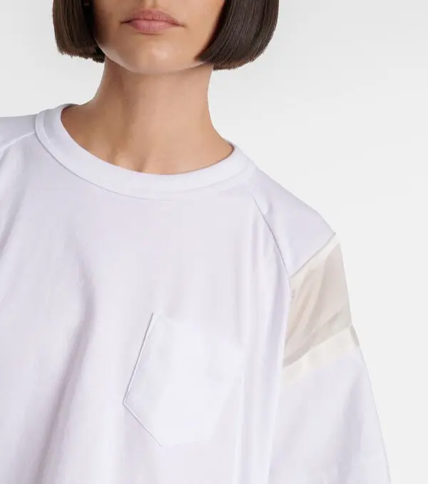 Sacai Cotton T-shirt - White