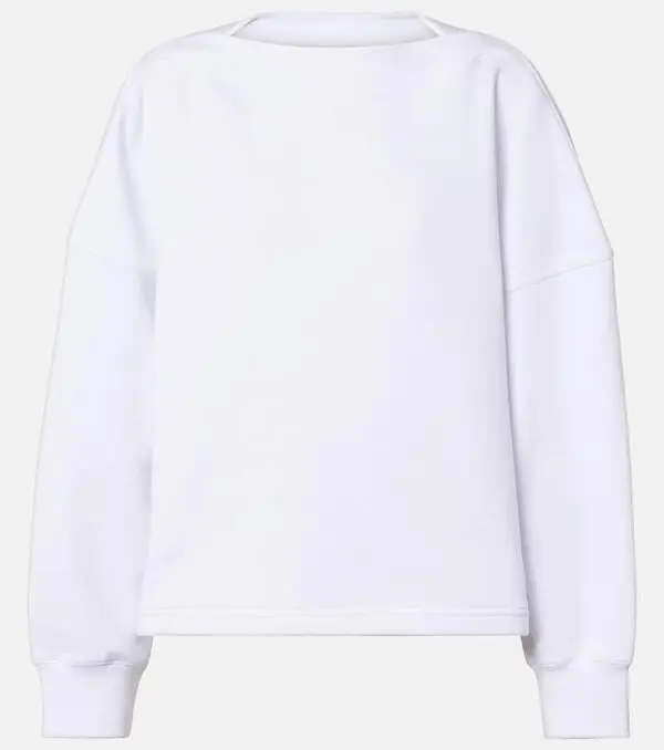 Alaïa Cotton Sweatshirt - White
