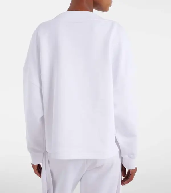 Alaïa Cotton Sweatshirt - White