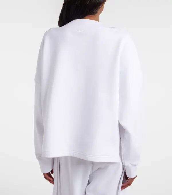 Alaïa Cotton Sweatshirt - White