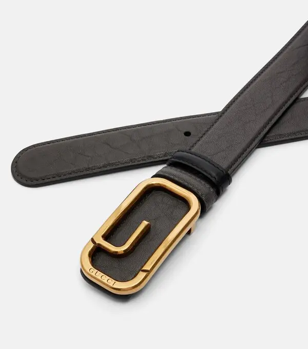 Gucci Square G Reversible Leather Belt