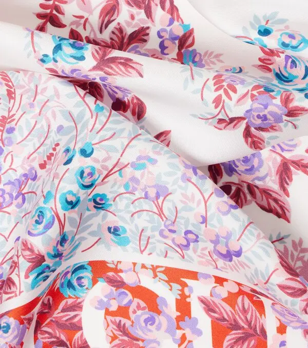 Gucci Printed Silk Twill Scarf
