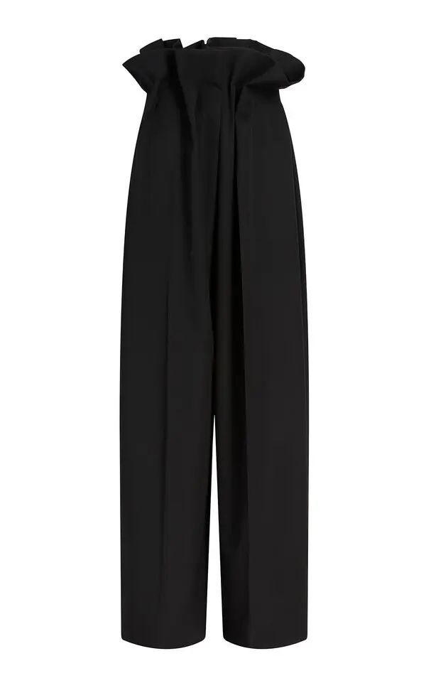 Khaite Kira Wool Wide Leg Pants