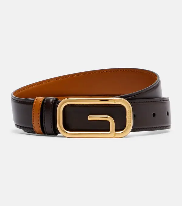 Gucci Reversible Leather Belt - Brown