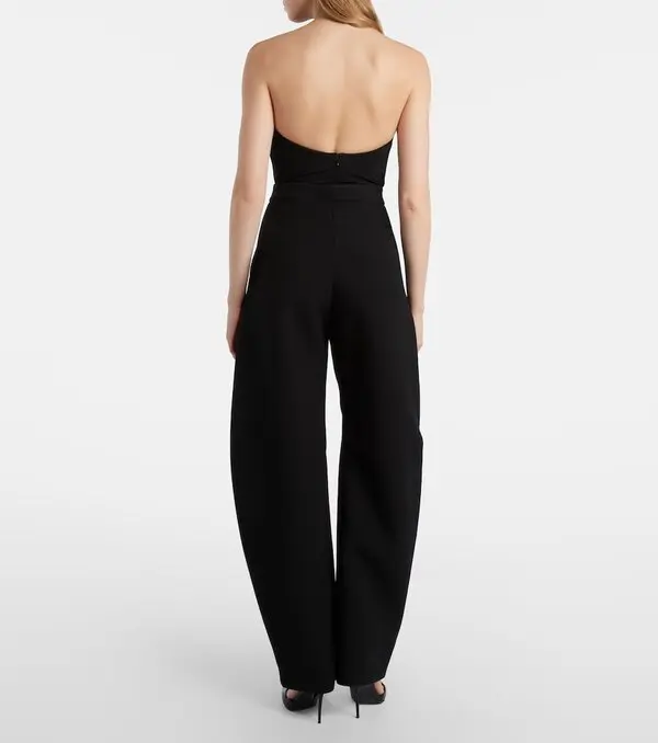 Alaïa Wool-blend Barrel-leg Pants