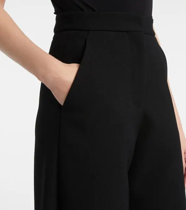 Alaïa Wool-blend Barrel-leg Pants