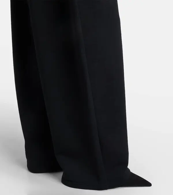 Alaïa Wide-leg Cotton Sweatpants
