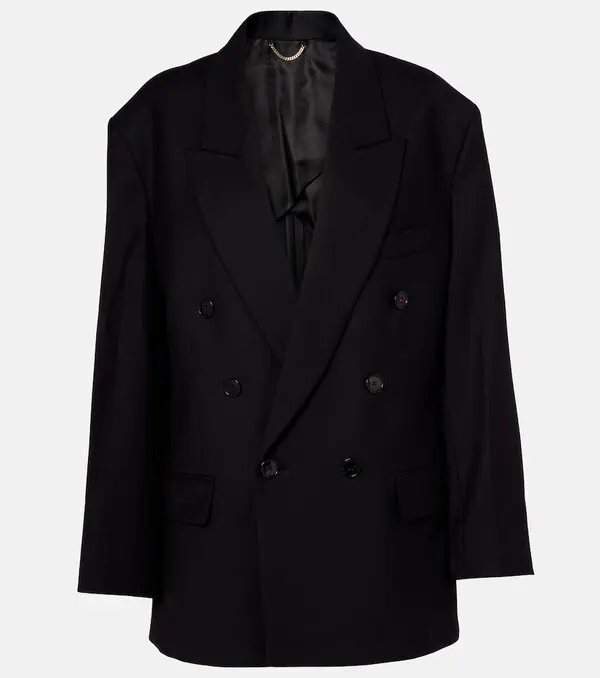 Victoria Beckham Double-breasted Blazer - Black