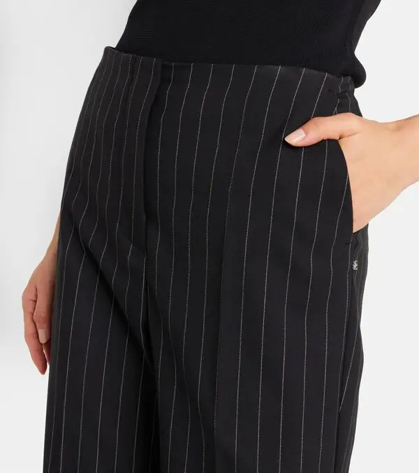 Sportmax Visino Flared Wool-blend Pants