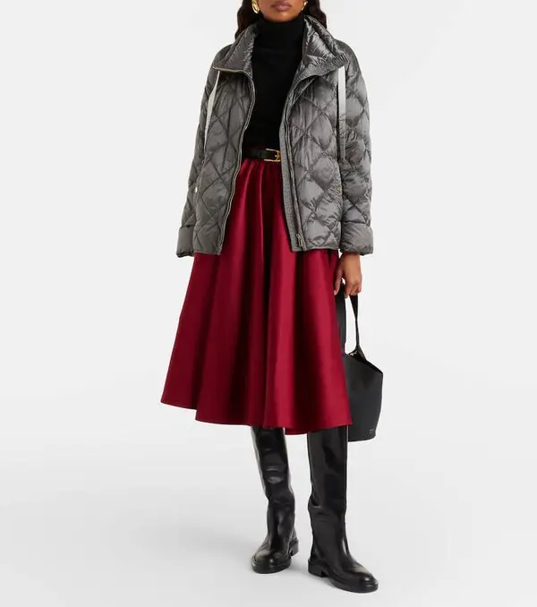 Max Mara The Cube Technical Puffer Jacket - Grey