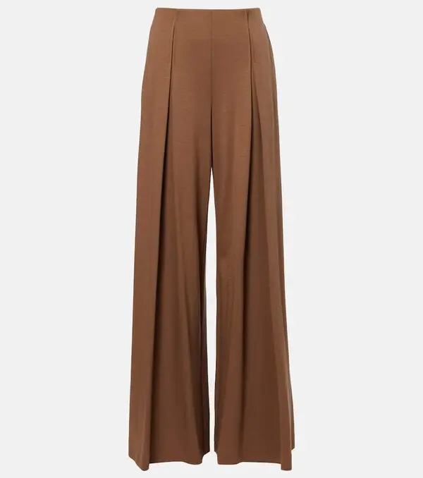 Max Mara Cocco Wide-leg Pants - Brown